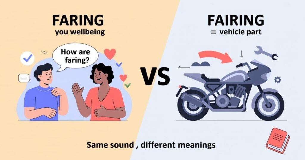 How Are You Fairing or Faring? Differences + Examples